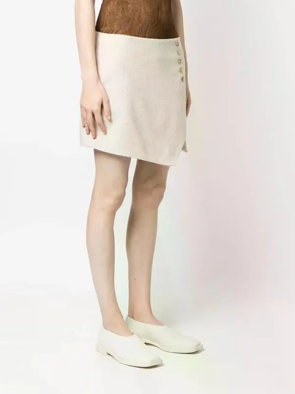 THE GARMENT Curved-hem Mini Skirt