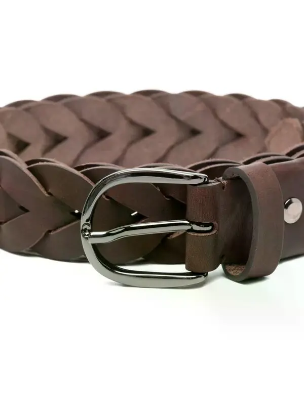 Antonelli Firenze Wallace Braided Leather Belt