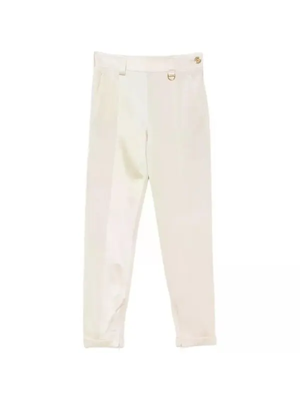 Chloé Satin-finish Trousers With D-ring