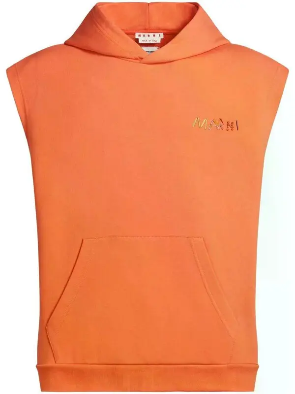 Marni Logo Sleeveless Sweatshirt