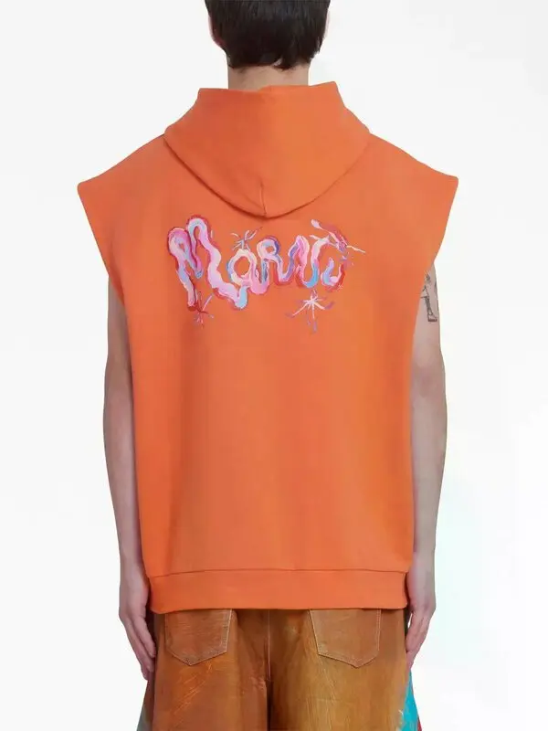 Marni Logo Sleeveless Sweatshirt