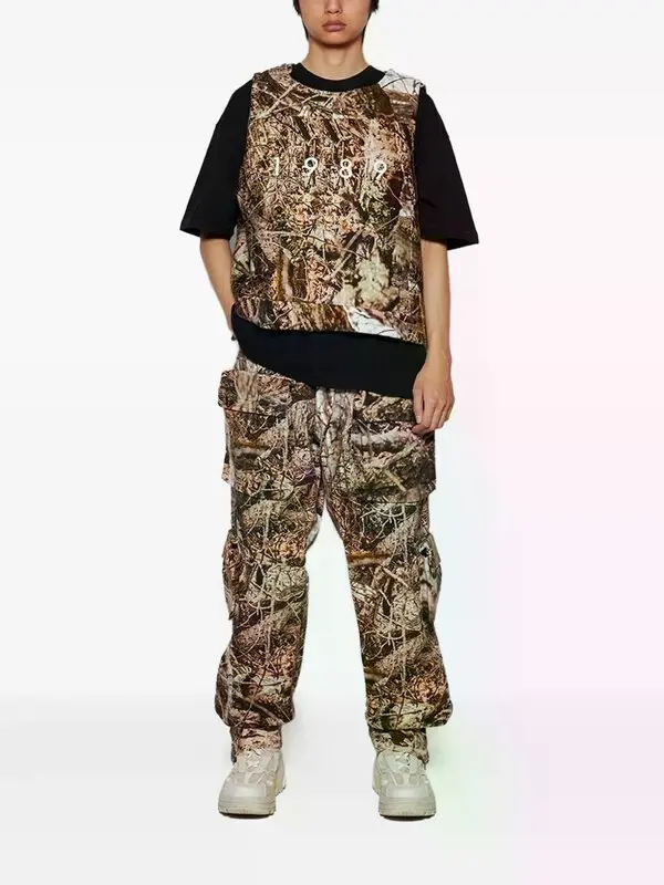 1989 STUDIO Camouflage-pattern Vest