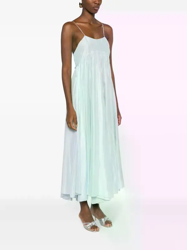 FORTE_FORTE Empire-line Silk Maxi Dress