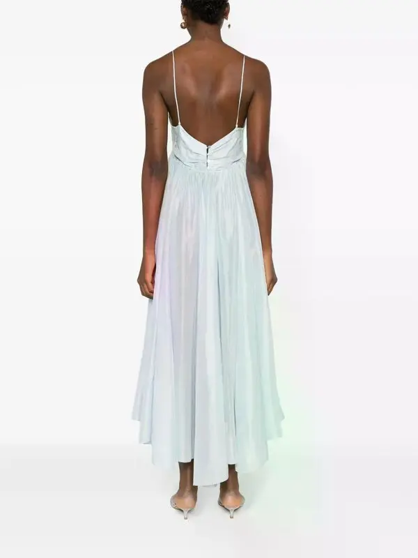 FORTE_FORTE Empire-line Silk Maxi Dress
