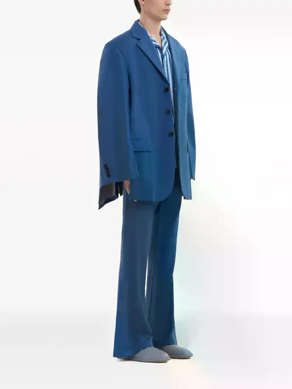 Marni Grain-de-poudre Single-breasted Blazer