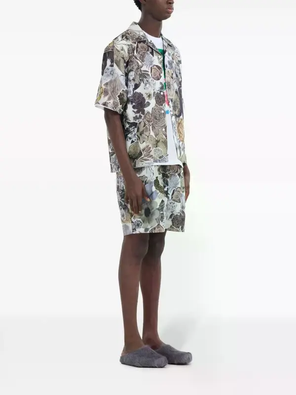 Marni Floral-print Silk Shirt