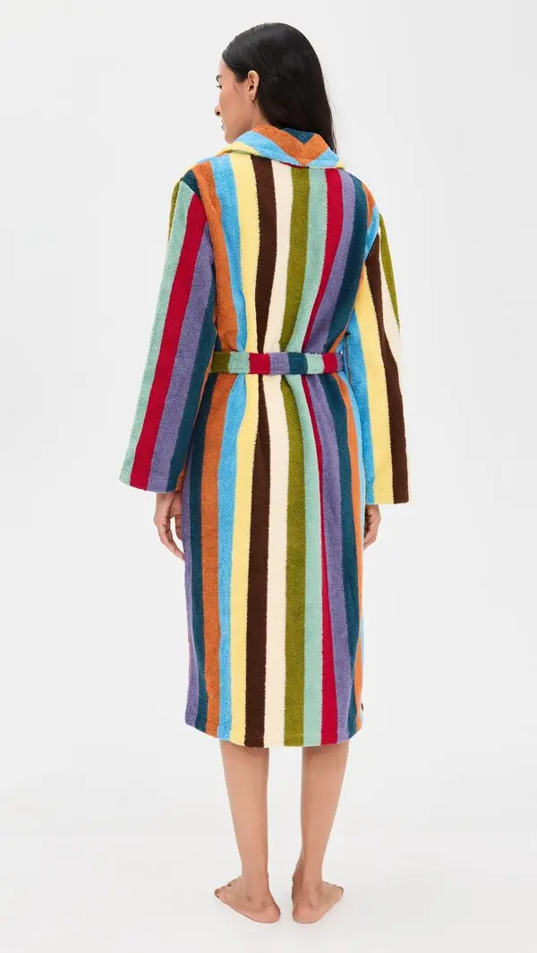 DUSEN DUSEN Stripe Bathrobe