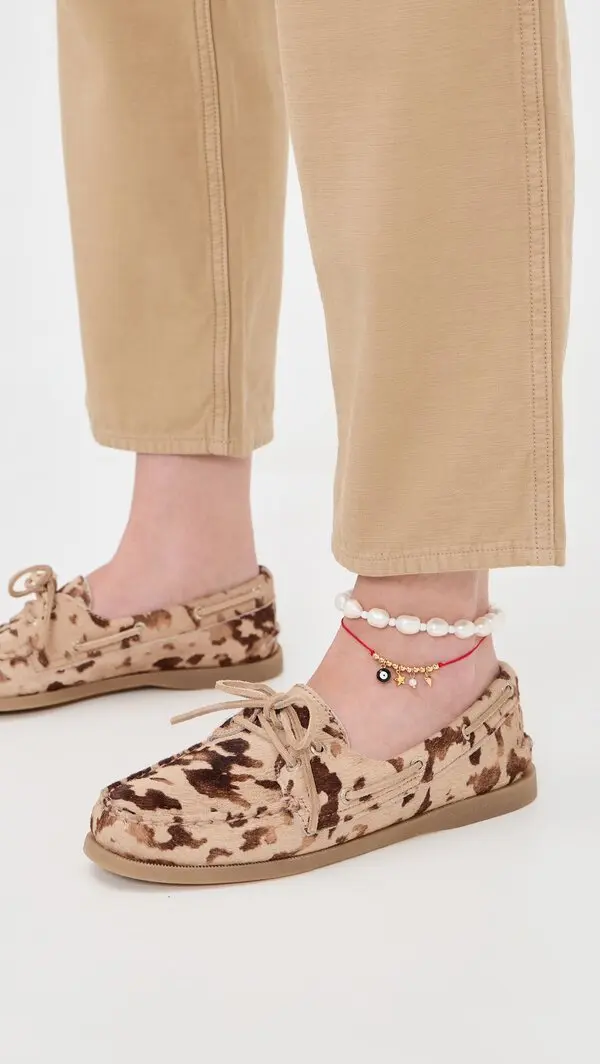 Sperry Authentic Original 2 Eye Loafers - Brown Multi