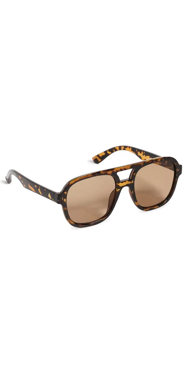 AIRE Whirlpool Aviator Sunglasses - Chocolate Tort