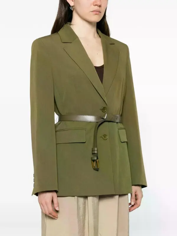 Imperial Belted Single-breasted Blazer
