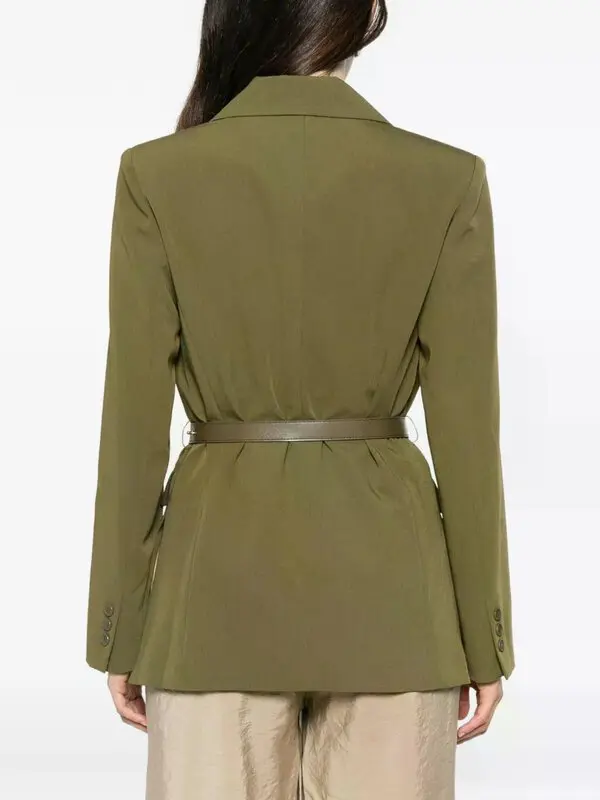 Imperial Belted Single-breasted Blazer