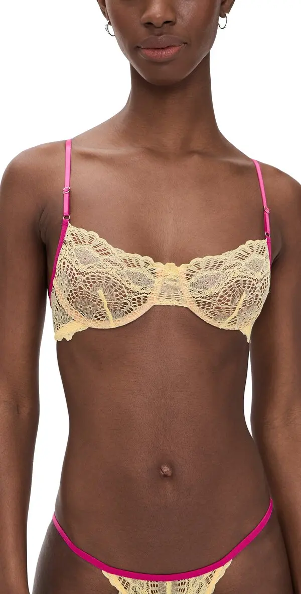 Only Hearts Underwire Bra - Lemon