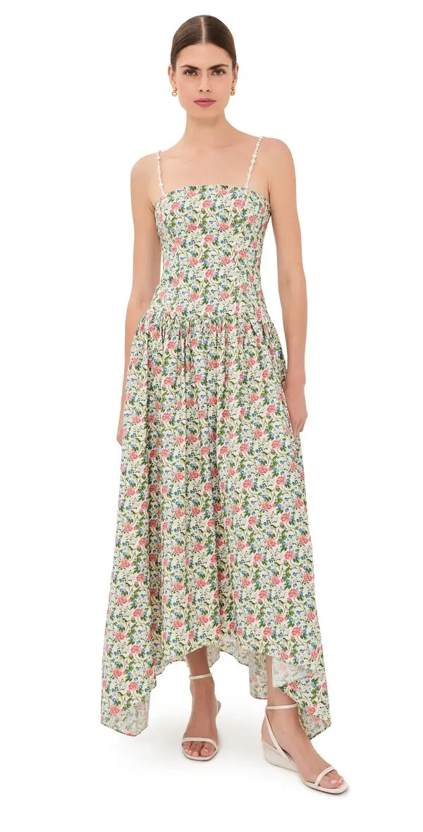 Azeeza Nayara Poplin Midi Dress