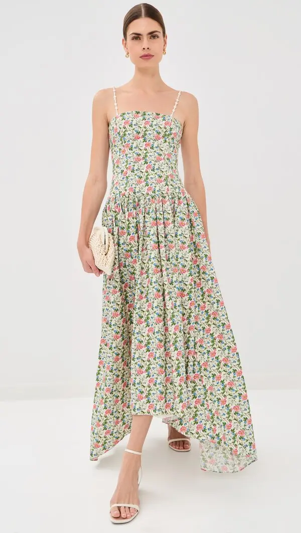 Azeeza Nayara Poplin Midi Dress