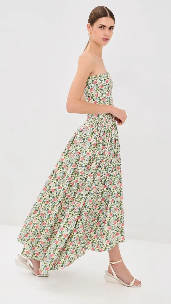 Azeeza Nayara Poplin Midi Dress