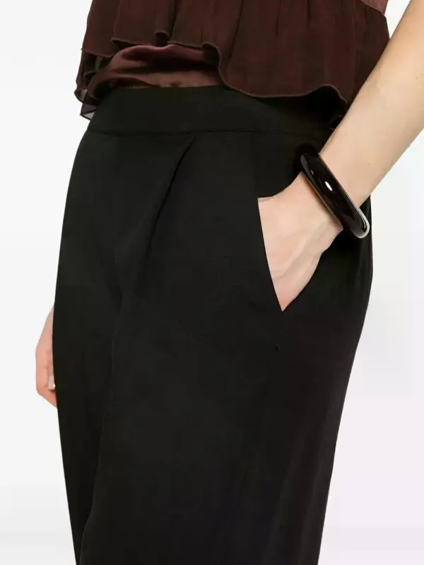 Dixie Pleated Wide-leg Trousers