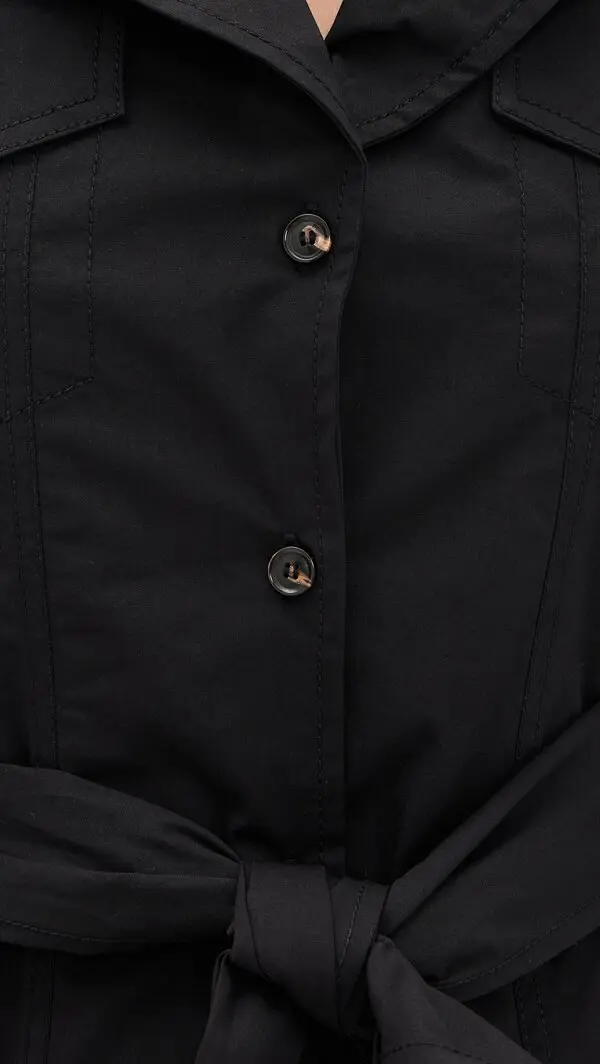 GANNI Stretch Mini Shirt Dress