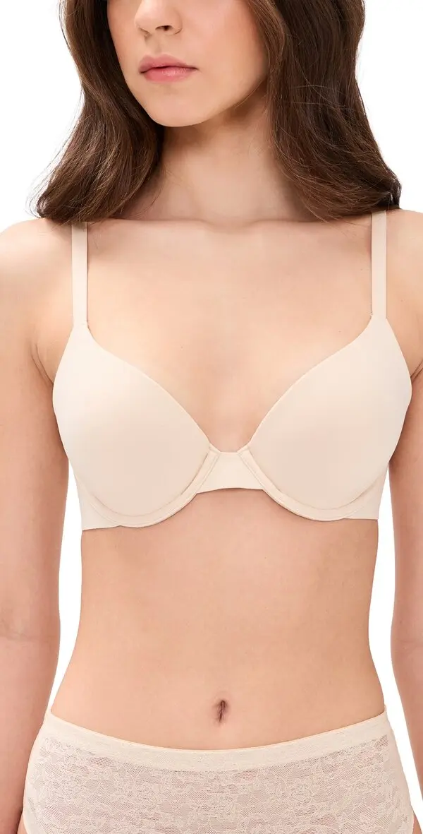 Spanx Supersmooth Brava Push Up Bra - Toasted Coconut