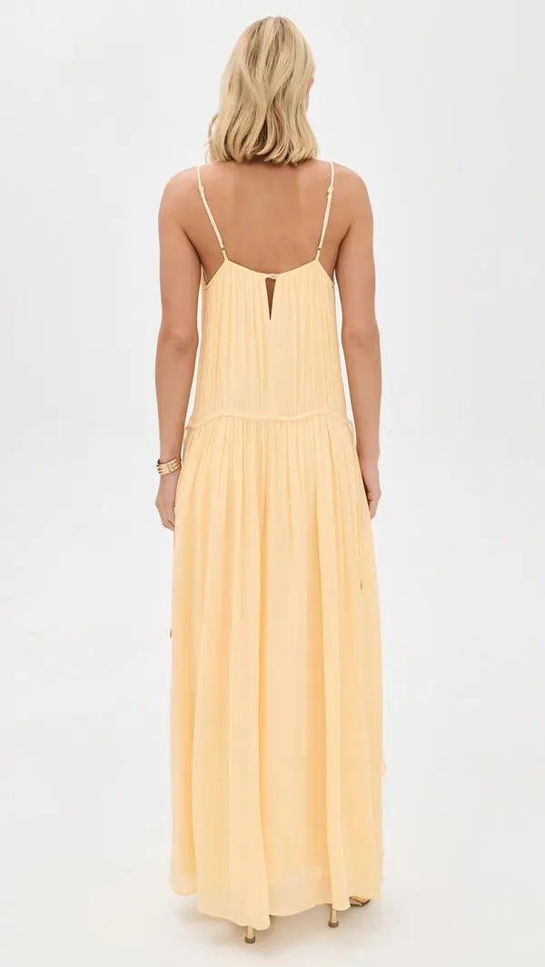 DRESS TO Ruffle-trim Maxi Dress