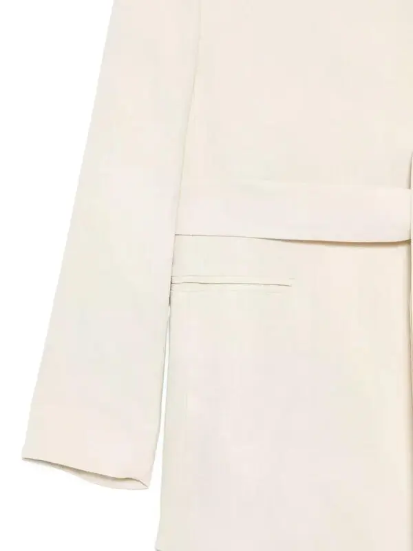 Antonelli Firenze Eddie Belted Collarless Jacket