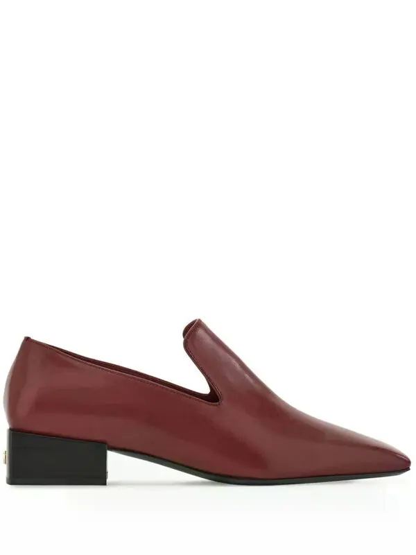FERRAGAMO Square Toe Loafers