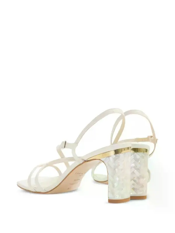 FREYA ROSE Giselle Heeled Sandals - White