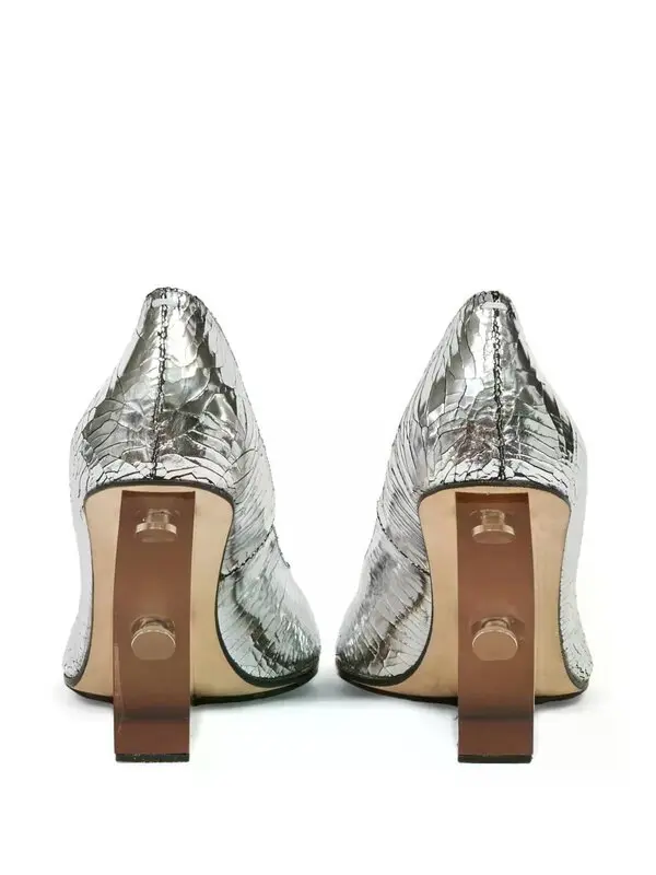 MAISON MARGIELA Tabi Pointed-toe Pumps - Grey