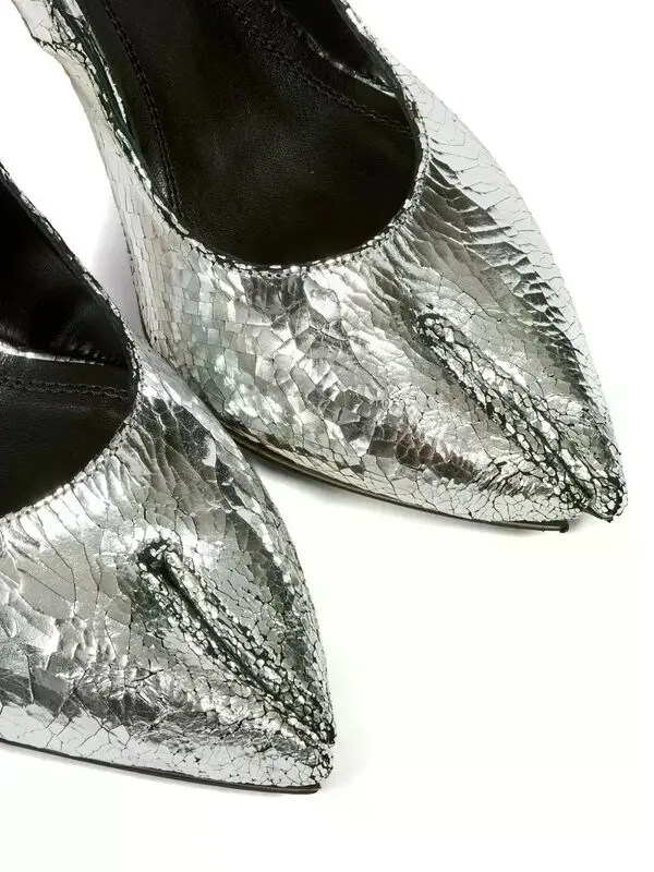MAISON MARGIELA Tabi Pointed-toe Pumps - Grey
