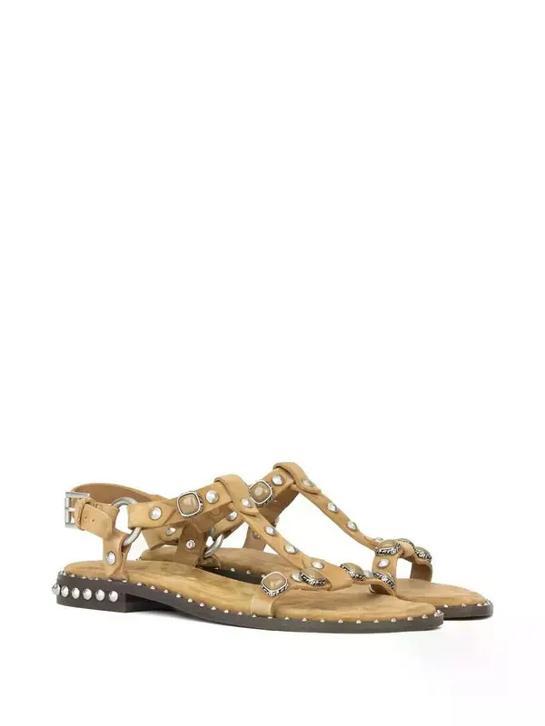 Ash Podium Studded Sandals - Neutrals