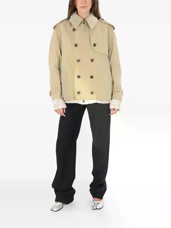 MAISON MARGIELA Double-breasted Jacket - Neutrals