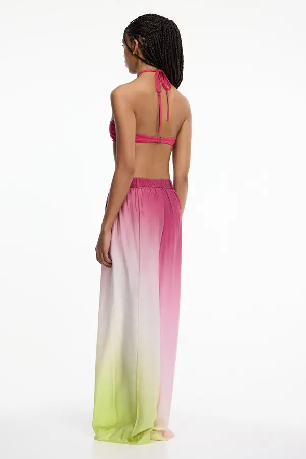 Significant Other Bennet Wide-leg Pants - Citrus Dusk