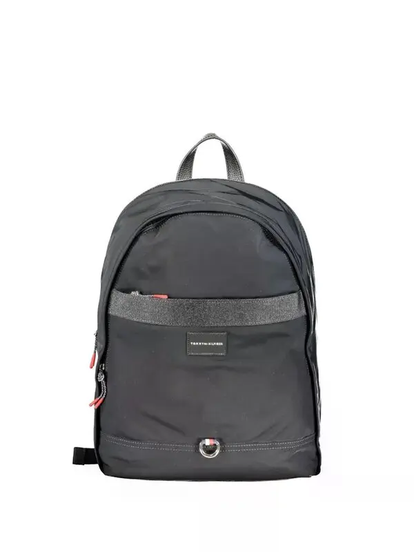 Tommy Hilfiger Logo-patch Backpack - Black