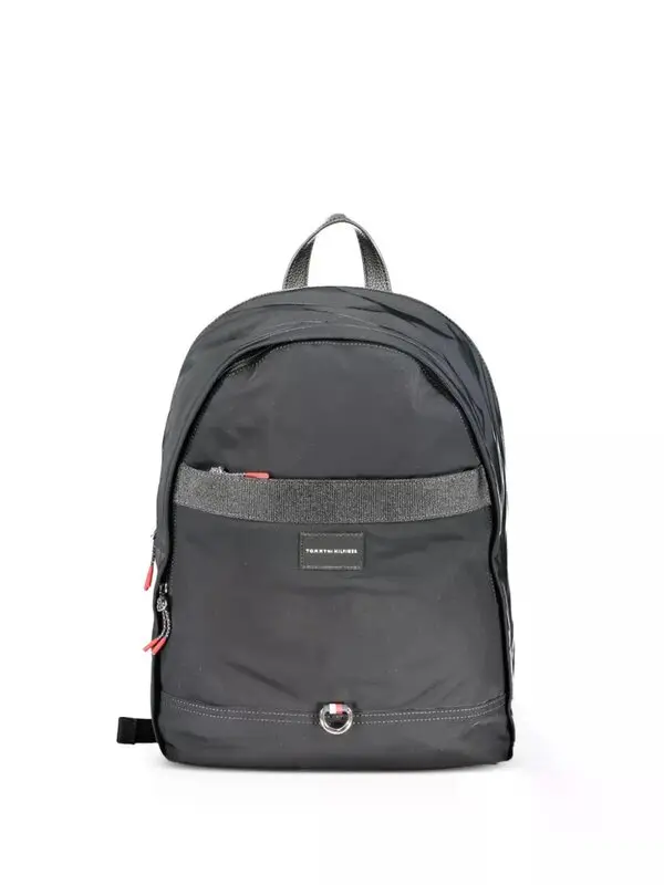 Tommy Hilfiger Logo-patch Backpack - Black
