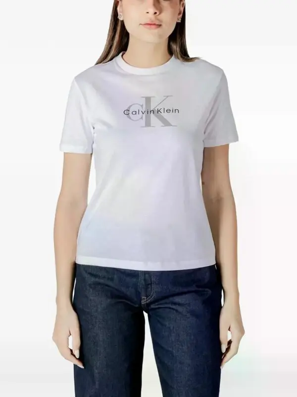 Calvin Klein Logo-print T-shirt - White