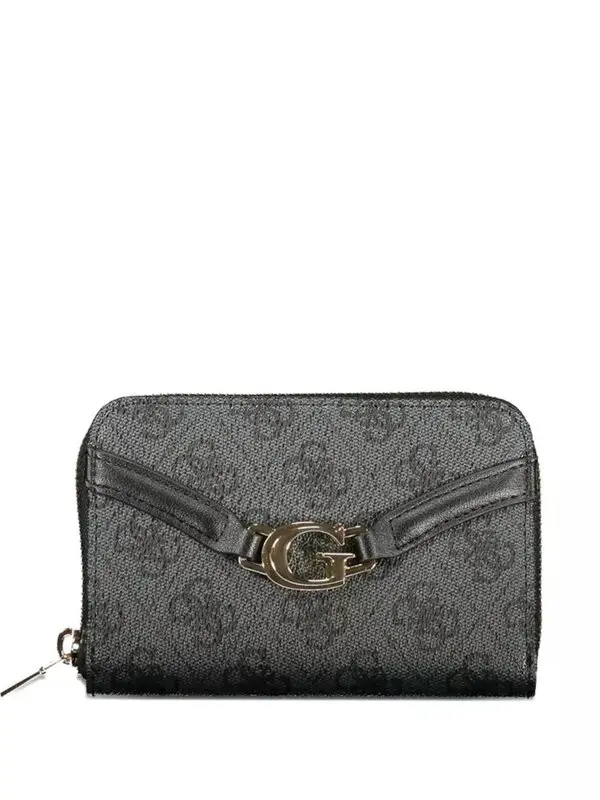 Guess Logo-detail Wallet - Grey