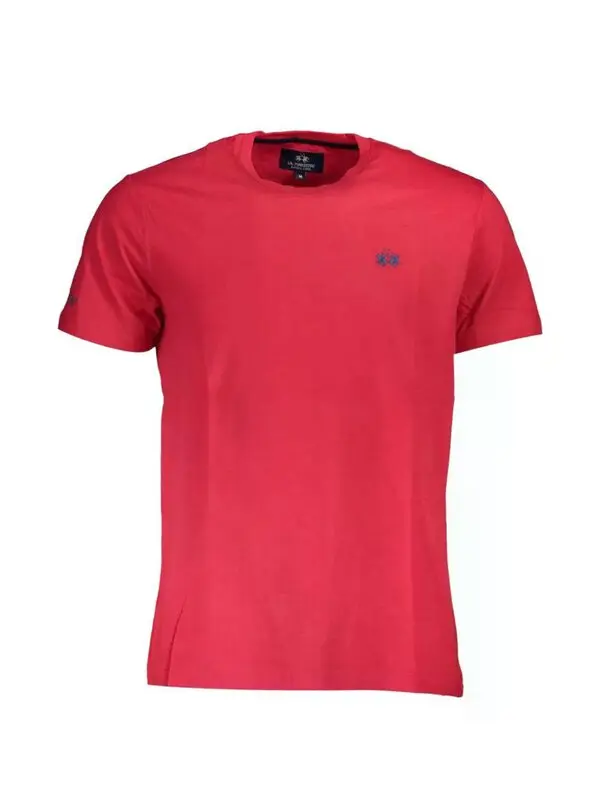 LA MARTINA Logo-embroidered Cotton T-shirt