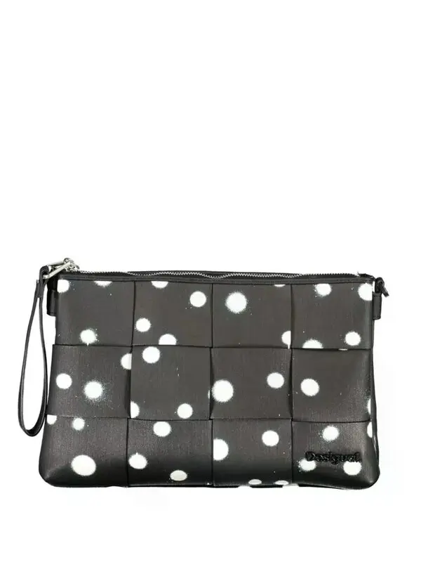 Desigual Polka-dot Clutch Bag - Black