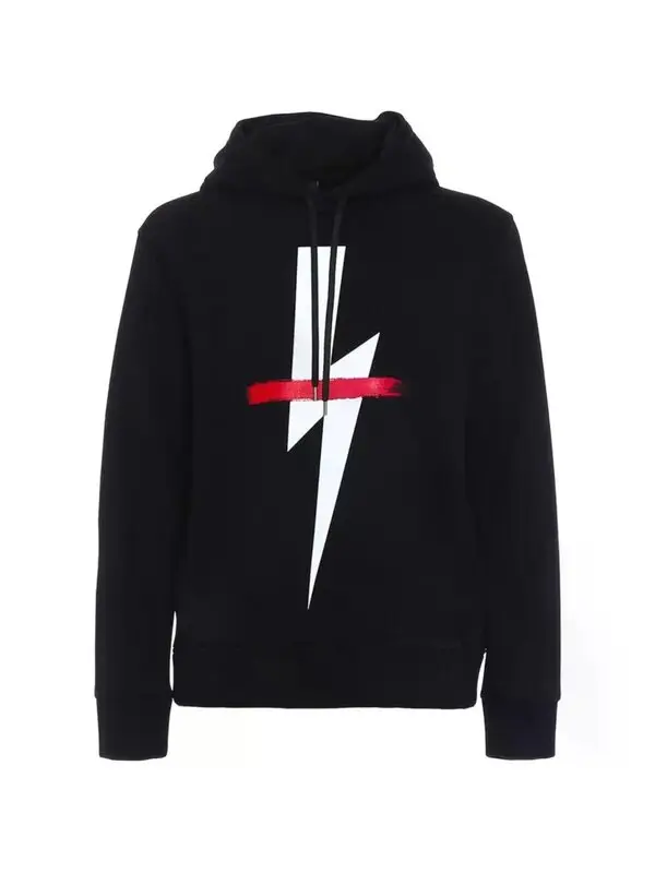 Neil Barrett Thunderbolt Print Hoodie