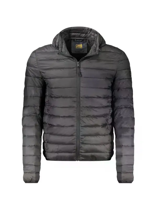 Roberto Cavalli Padded Hooded Jacket - Black