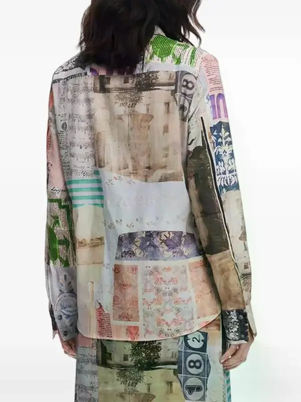 Desigual Patchwork Print Shirt