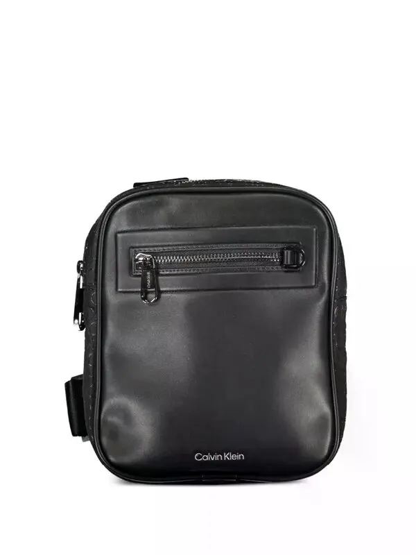 Calvin Klein Logo-detail Messenger Bag - Black