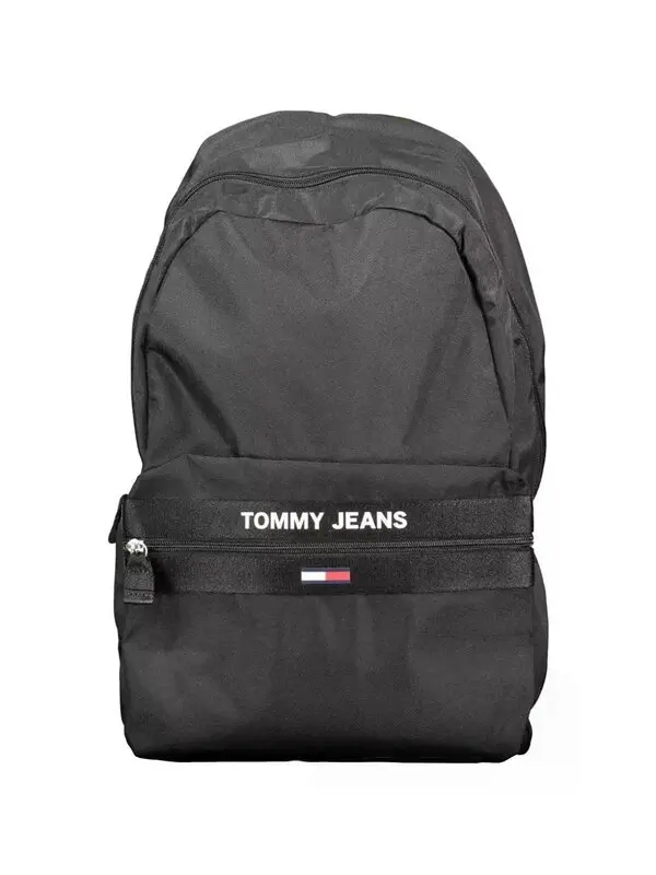 Tommy Hilfiger Logo-patch Backpack - Black