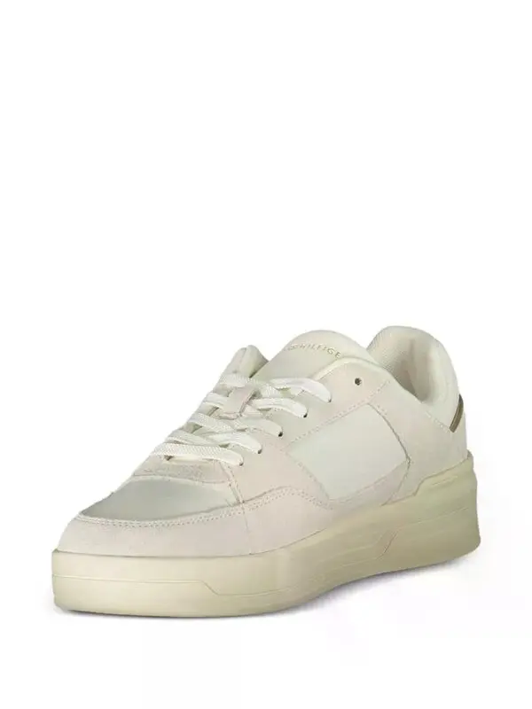 Tommy Hilfiger Logo-detail Low Top Sneakers - Neutrals