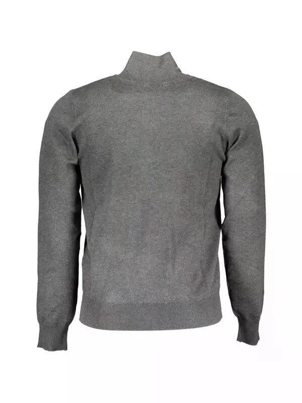 U.S. Grand Zip-up Cotton Sweater