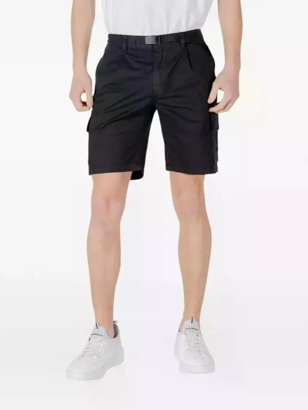 BOSS Belted Cargo Shorts - Black