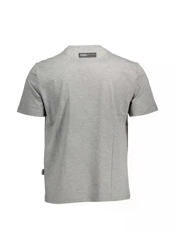 PLEIN SPORT Tiger-print Logo-detail T-shirt