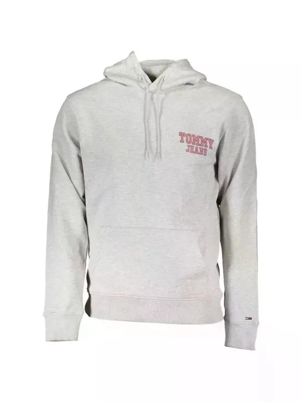 Tommy Hilfiger Logo-print Drawstring Hoodie - Grey