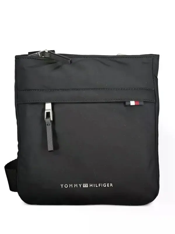 Tommy Hilfiger Logo-print Cross Body Bag - Black