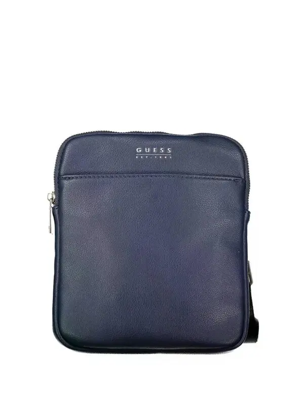 Guess Logo-detail Messenger Bag - Blue
