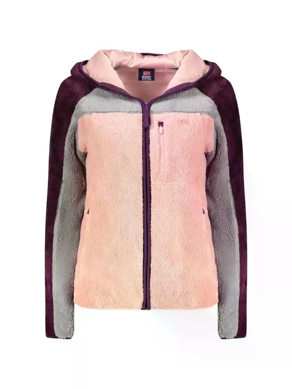 NORWAY 1963 Colour-block Zip-up Hoodie